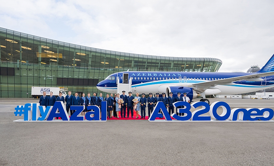 Флот авиакомпании AZAL пополнился новым самолетом Airbus A320neo - AEX.RU