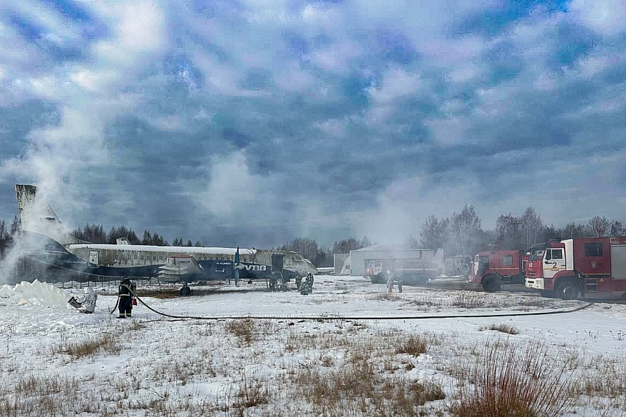 В аэропорту "Псков" прошли совместные пожарно-тактические учения - AEX.RU